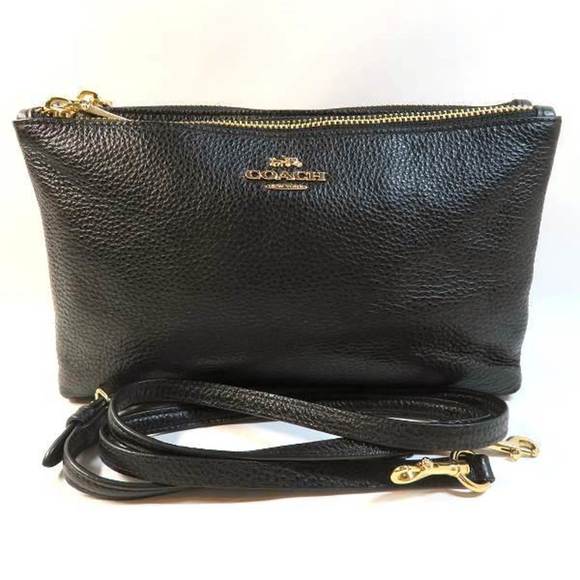Coach | Bags | Coach F34265 Black Crossbody Bag Second Shoulder Ladies ...